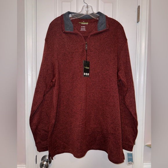 Haggar | Sweaters | Haggar In Motion Big Tall Sierra Heather Pullover ...